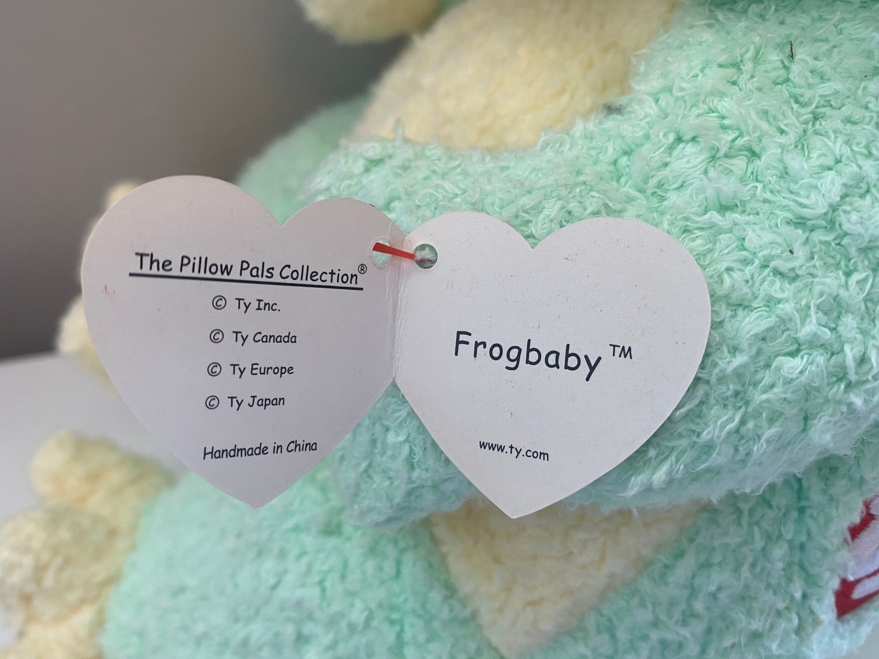 TY Baby Pillow Pals Line frogbaby the Frog With Rattle - Etsy