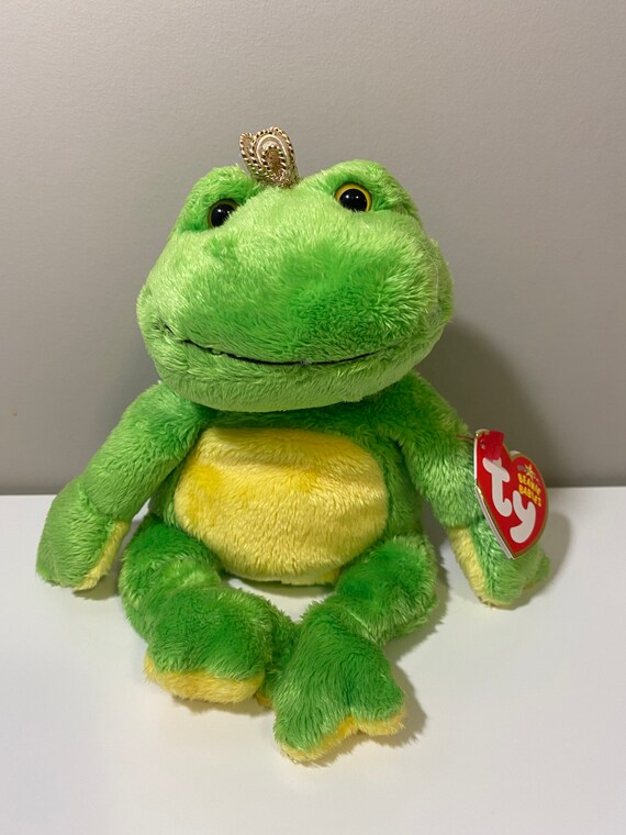 TY Beanie Baby Charm the Adorable Frog 8 inch | Etsy