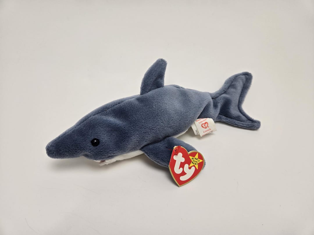 Ty Beanie Baby “crunch” the Shark (6 Inch) - Etsy