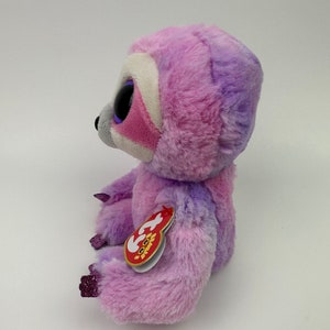Ty Beanie Boo dreamy the Purple Sloth 6 Inch - Etsy