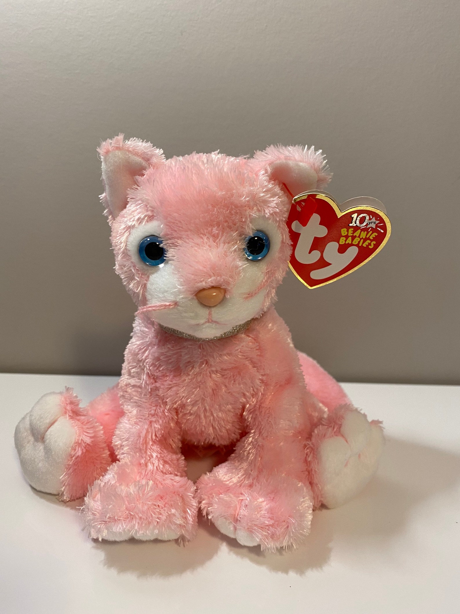 TY Beanie Baby carnation the Pink Cat 6 Inch - Etsy