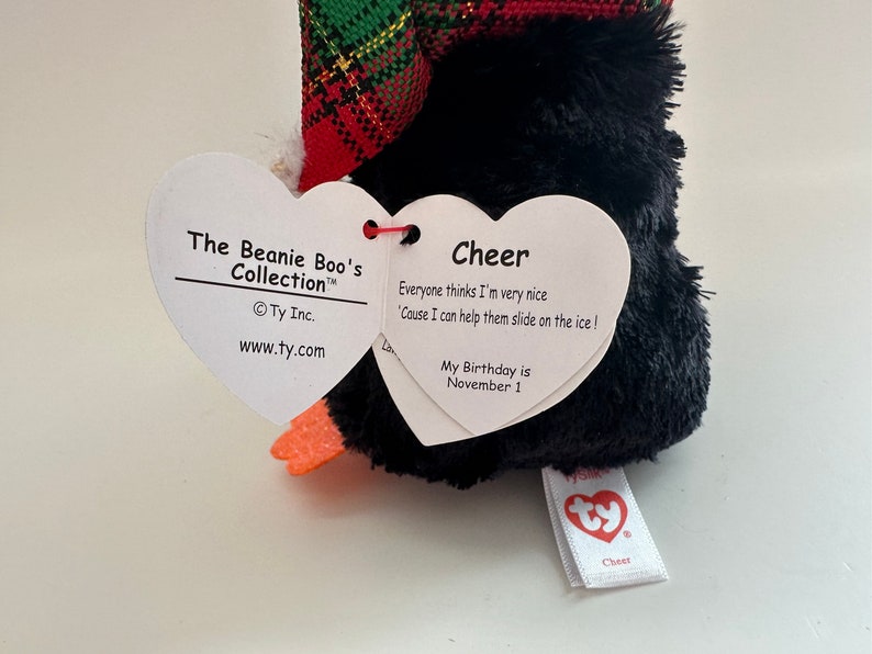 TY Beanie Boo cheer the Holiday Penguin 6 Inch - Etsy