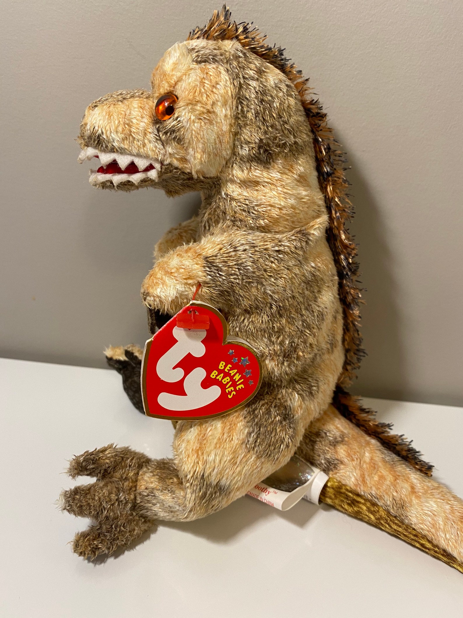 TY Beanie Baby Toothy the Tyrannosaurus Rex Dinosaur Plush | Etsy