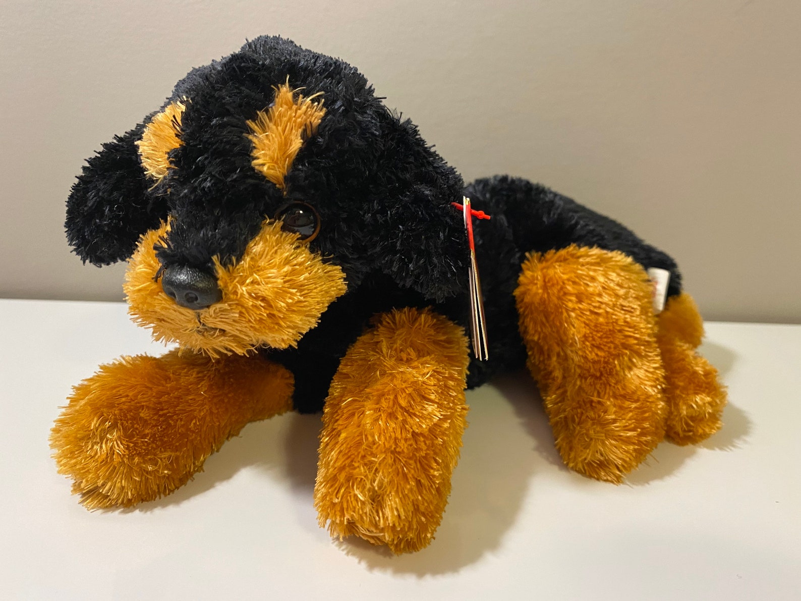 TY Beanie Baby brutus the Puppy Dog Rottweiler Sitting or | Etsy