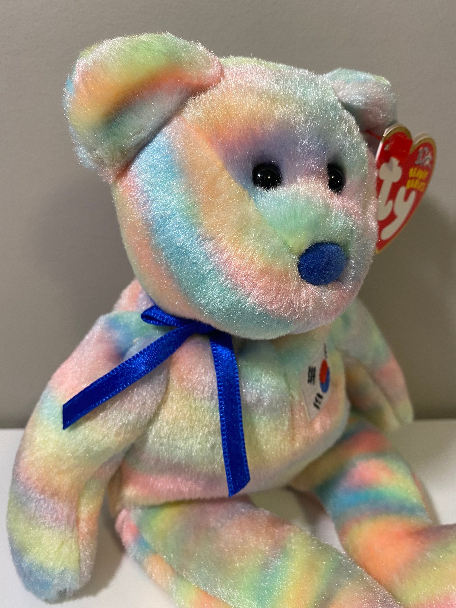 TY Beanie Baby Coreana the Korea Exclusive Bear One of Six | Etsy
