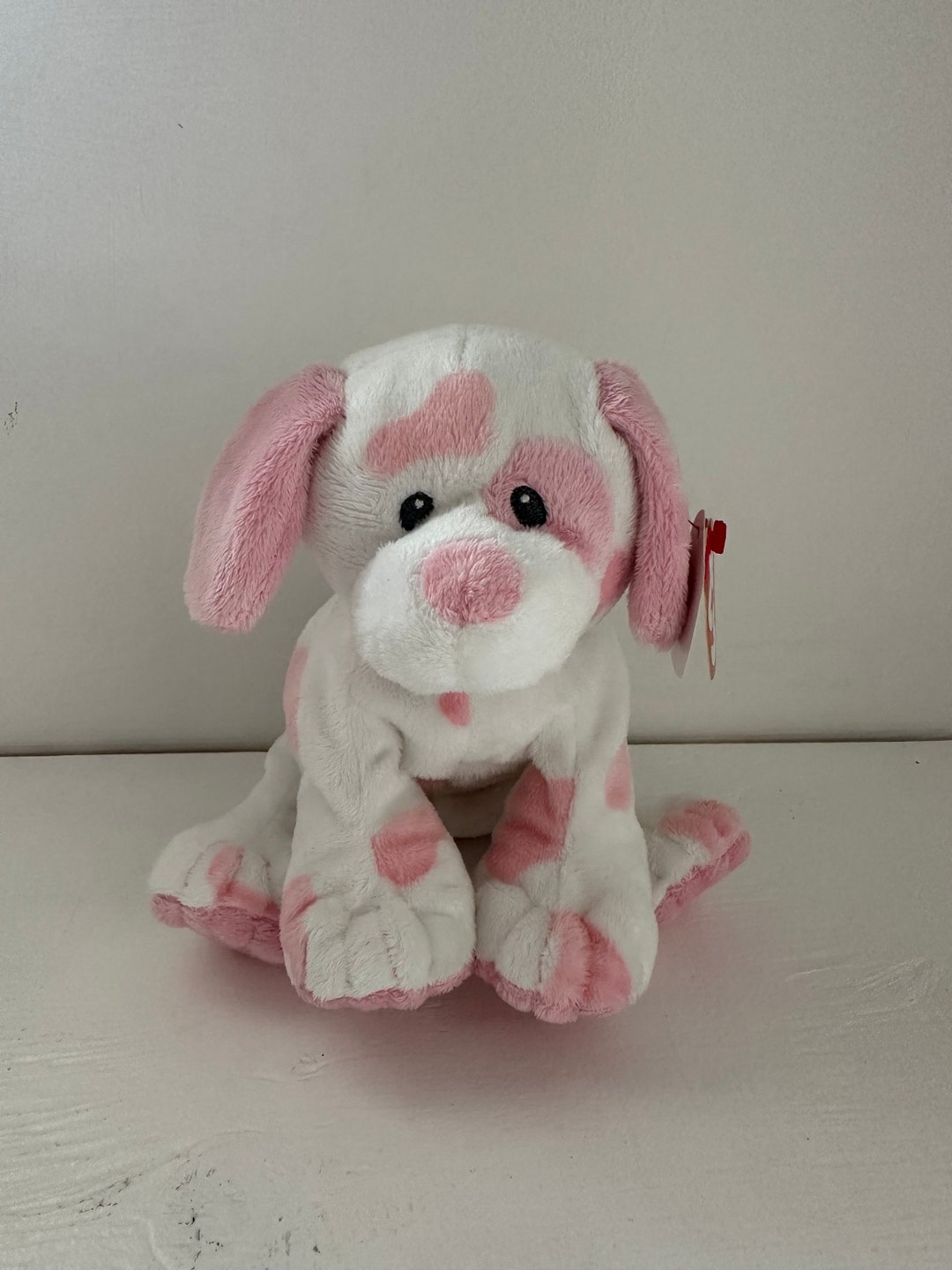 TY Pluffies Collection baby Pups Pink the Pink Polka Dotted - Etsy