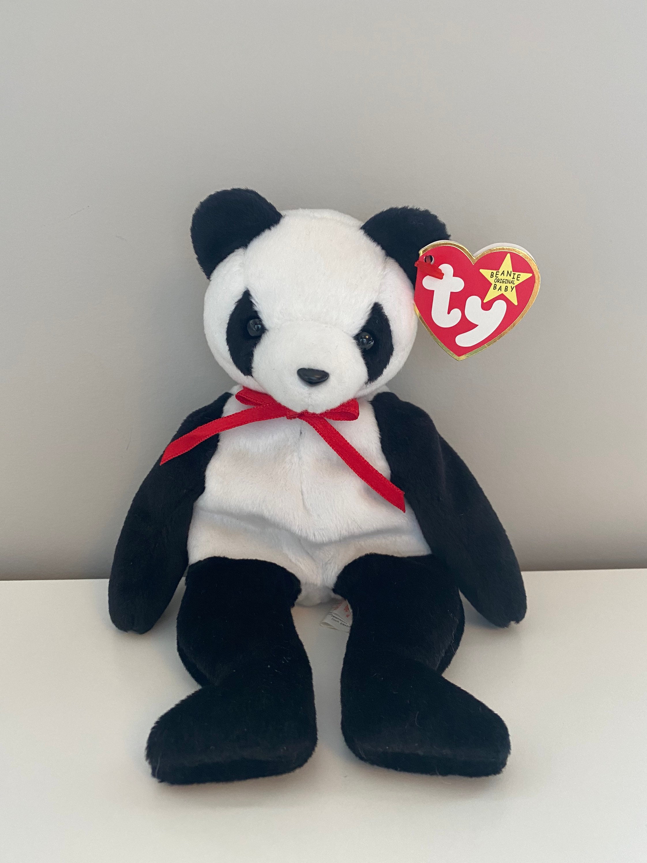 TY Beanie Baby Fortune the Panda Bear 8.5 inch | Etsy