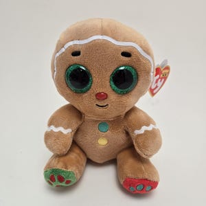 Ty Beanie Boo “nutmeg” the Gingerbread Plush (6 Inch) - Etsy