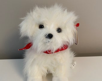 Ty Beanie Baby brutus the Puppy Dog Rottweiler Sitting or Laying Down ...