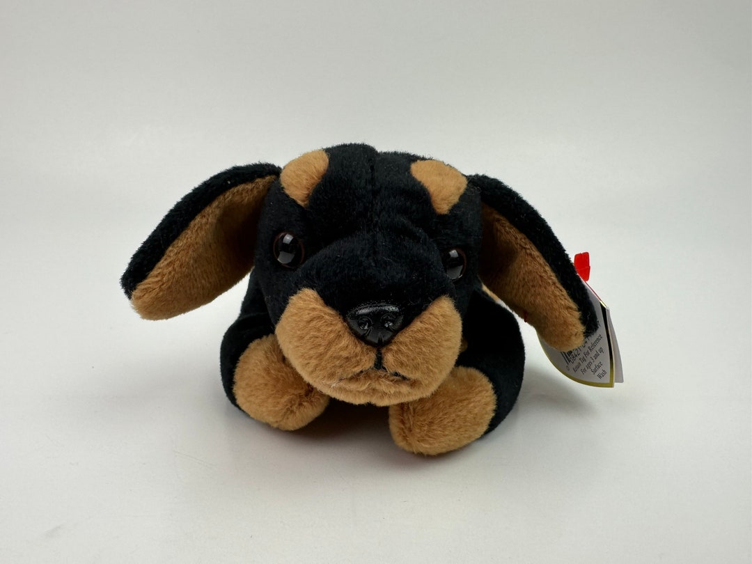 Ty Beanie Baby “doby” the Doberman Dog (8 Inch) - Etsy
