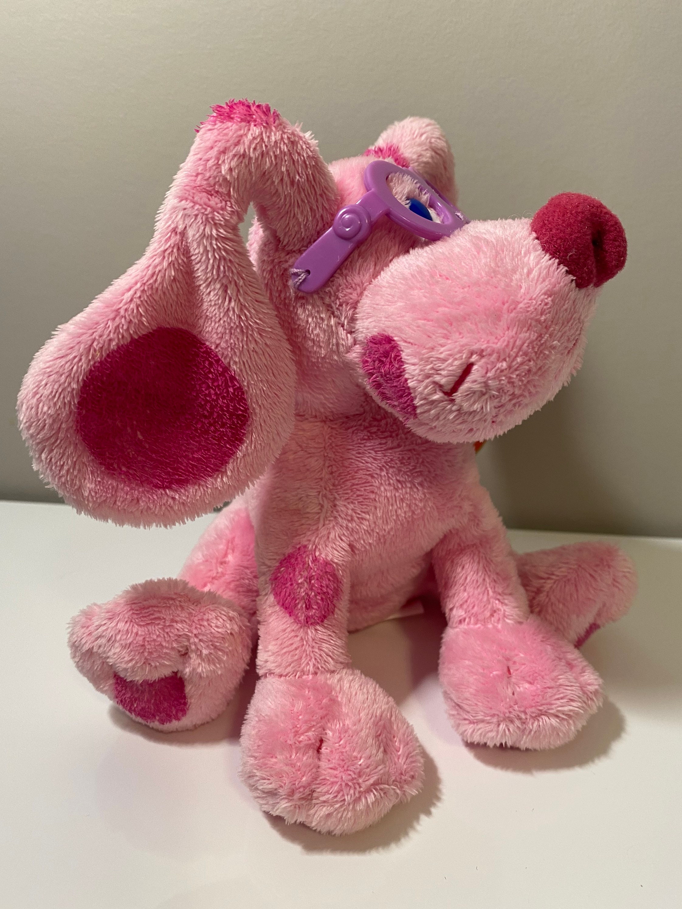 TY Beanie Baby Magenta the Dog Blues Clues RARE 6.5 | Etsy