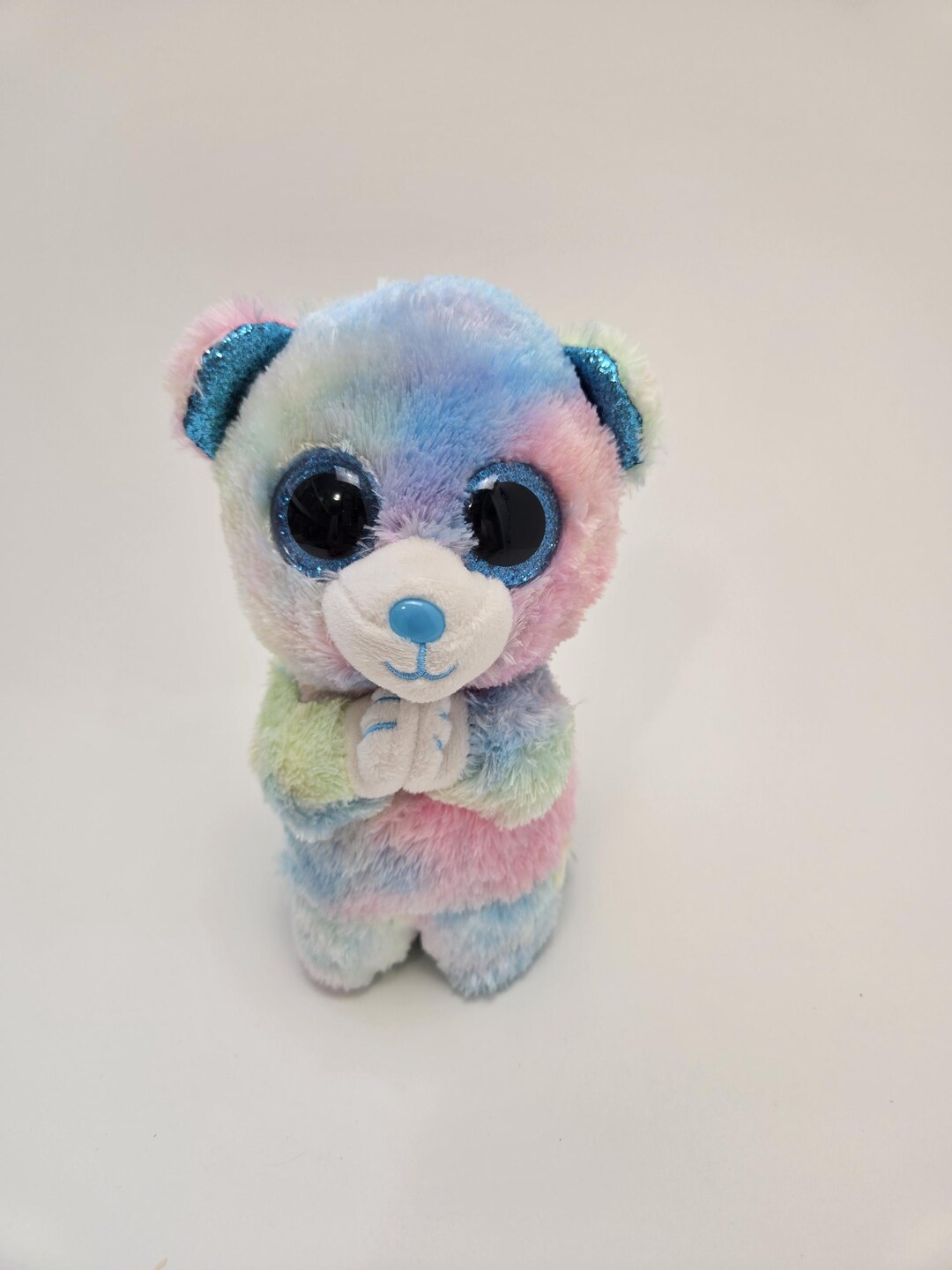 Ty Beanie Boo “hope” the Praying Tie-dye Bear No Hang Tag (6 Inch) - Etsy
