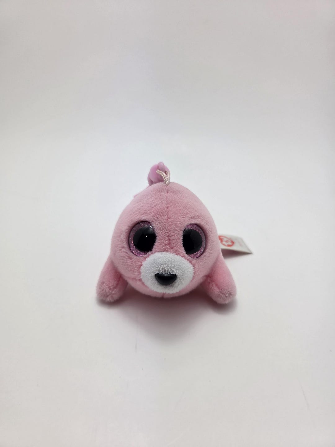 TY Beanie Boo Key Clip “pierre” the Pink Seal - No Tag *small* (3 Inch ...