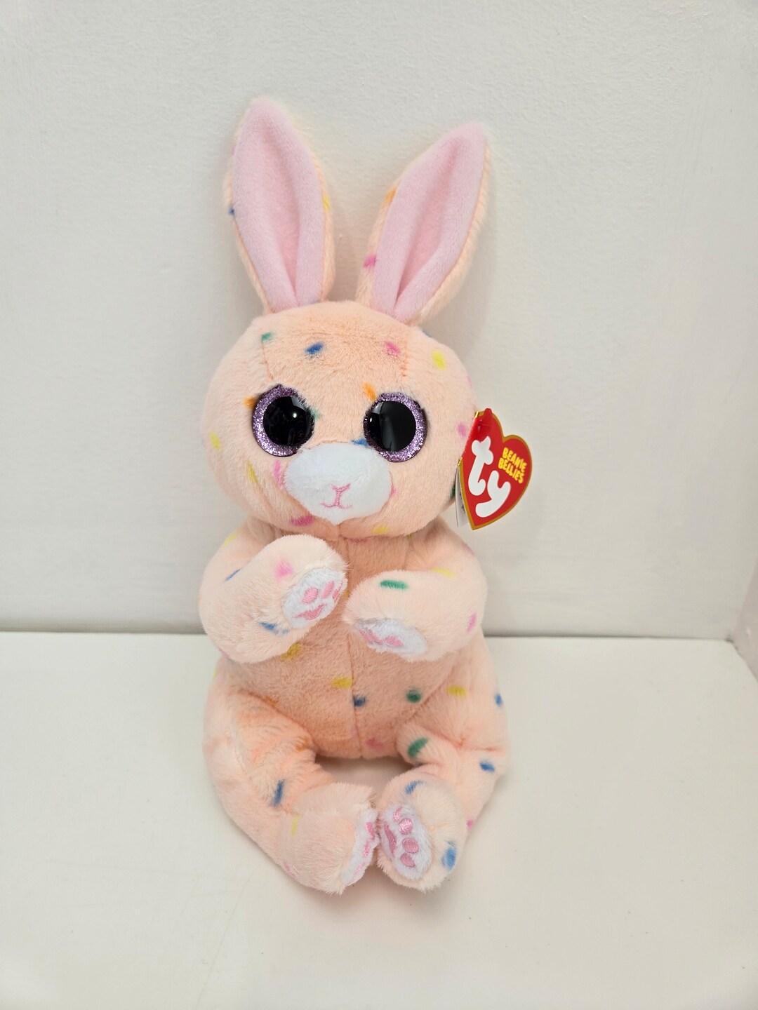 Ty Beanie Bellies peaches the Bunny Rabbit 7.5 Inch - Etsy