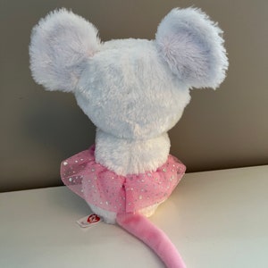 Ty Beanie Boo “nina” the Pink and White Ballerina Mouse (6 Inch) - Etsy