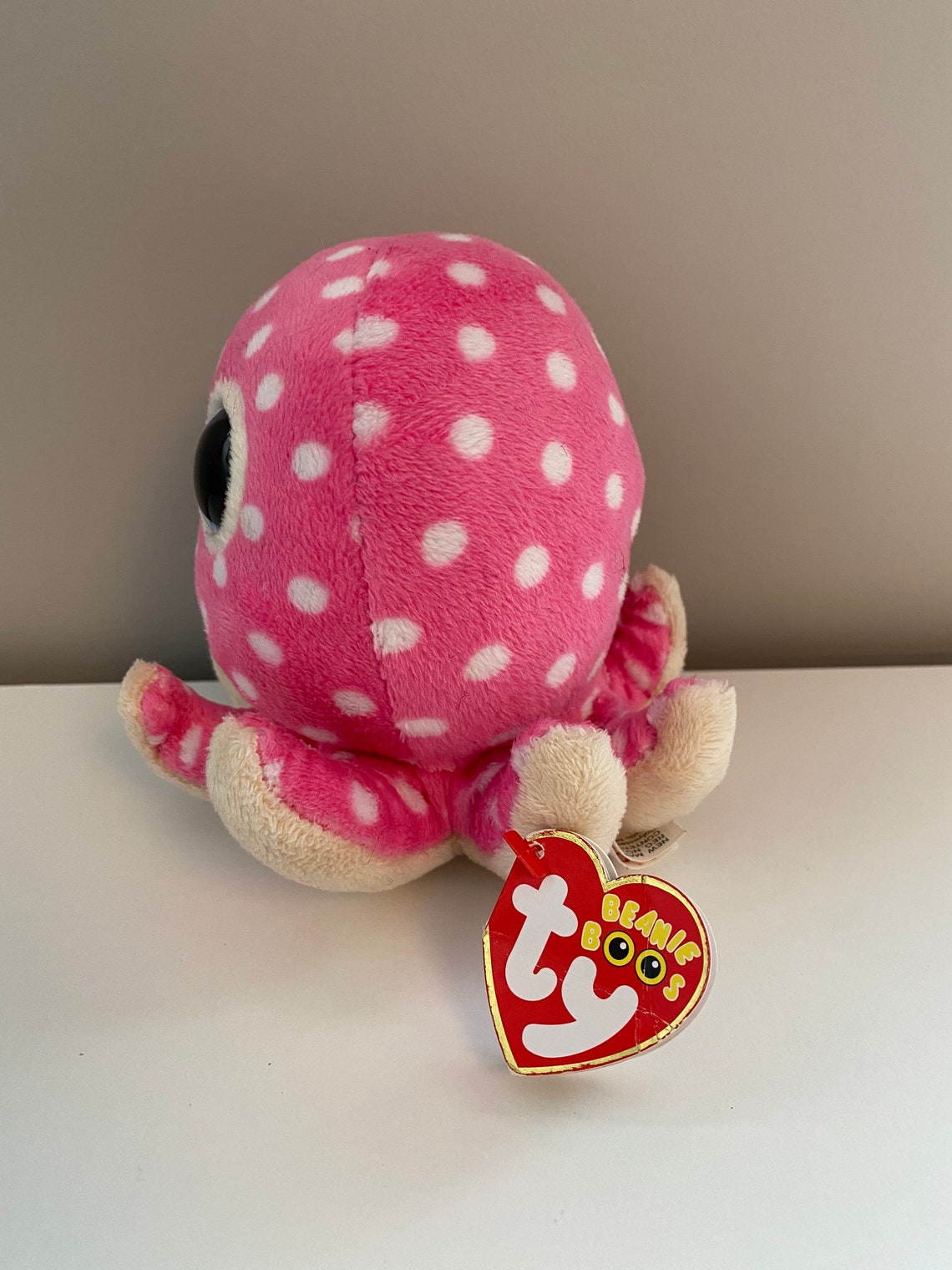 TY Beanie Boo ollie the Pink Octopus Plush With Glitter Eye - Etsy ...
