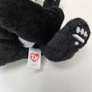 Ty Beanie Bellies “rukus” the Skunk Plush - No Hang Tag! (8 Inch) - Etsy