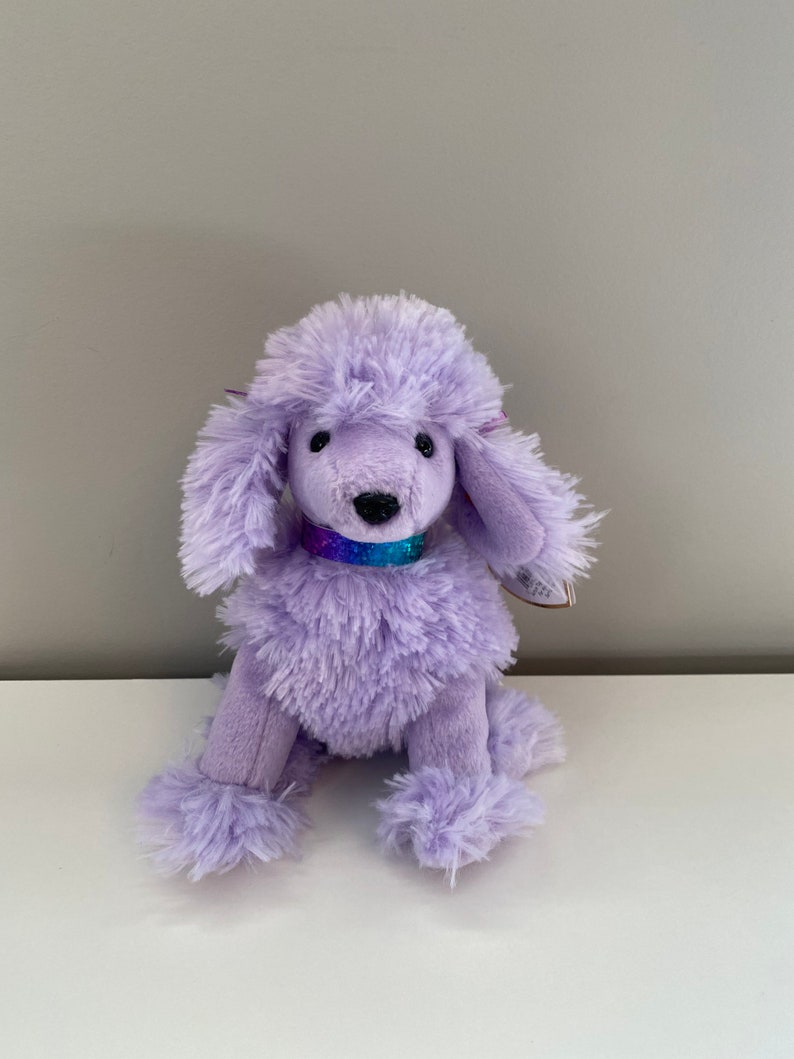 TY Beanie Baby demure the Purple Poodle 5.5 Inch | Etsy