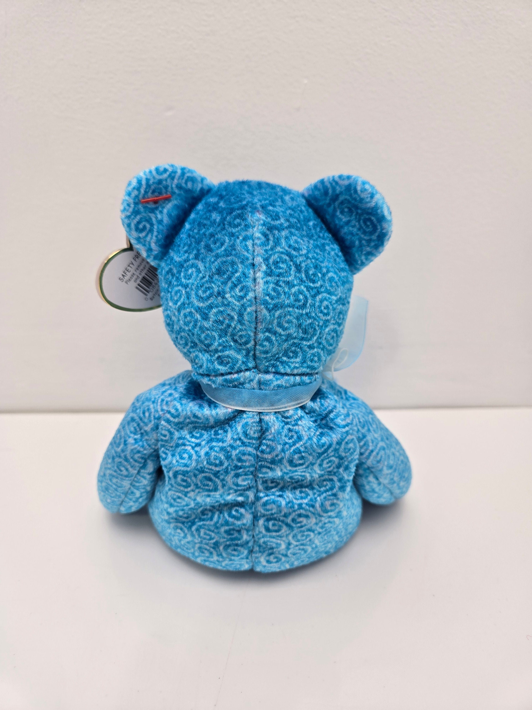 Ty Beanie Baby Bear “classy” the Blue People’s Beanie (8.5 Inch) - Etsy