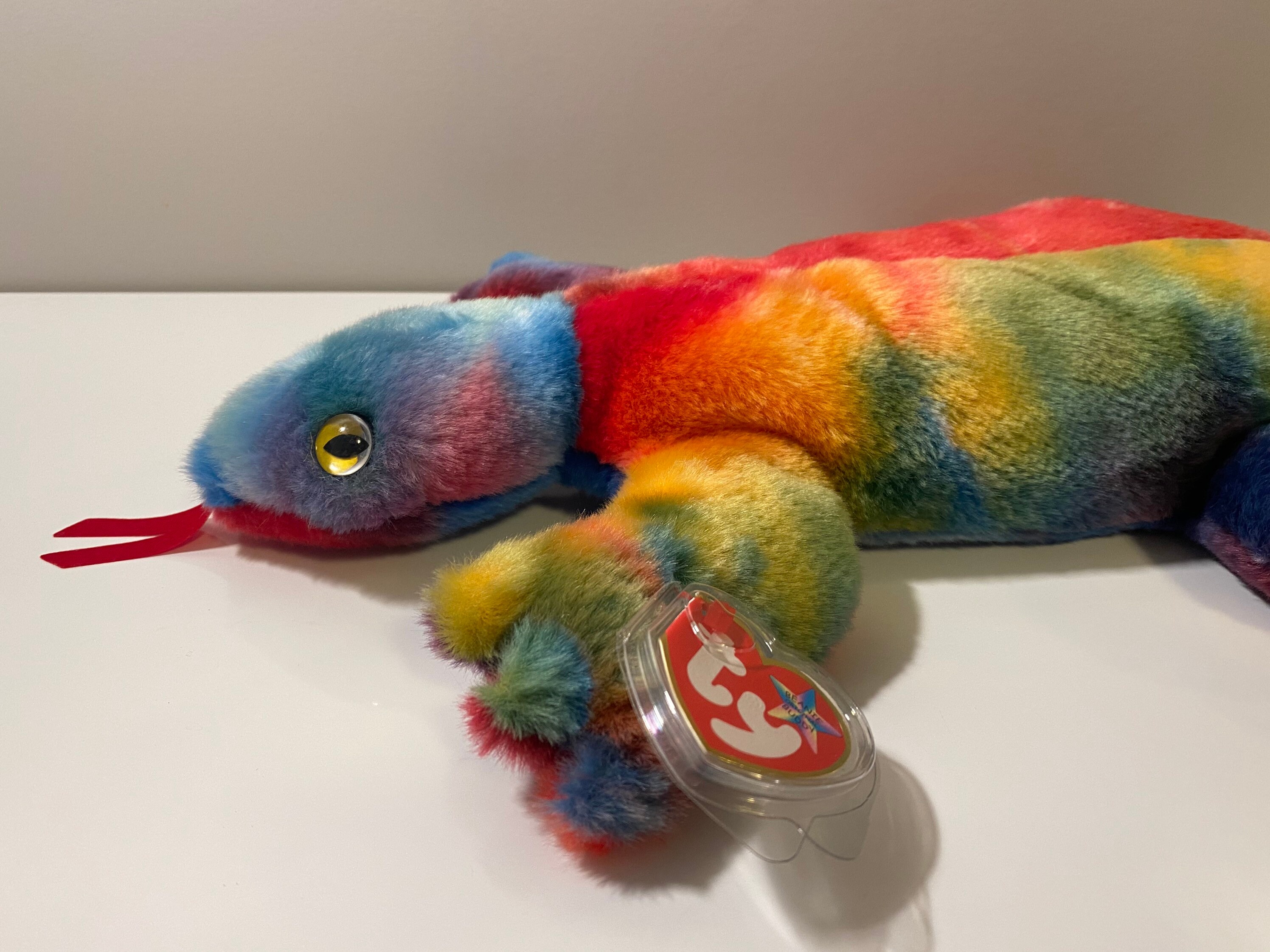 TY Beanie Buddy lizzy the Tie-dye Lizard colours Vary 15 - Etsy UK