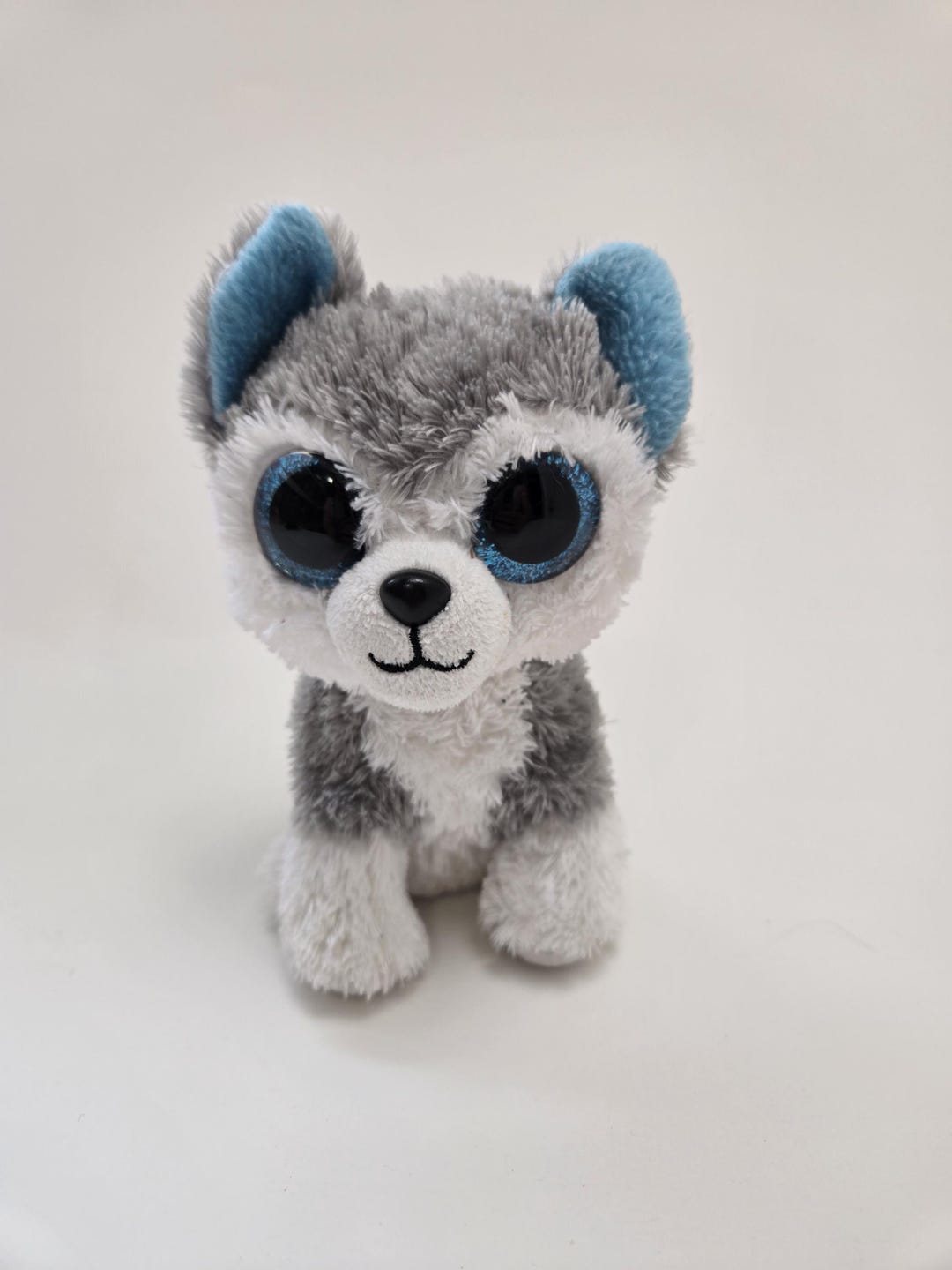 Ty Beanie Boo “slush” the Husky Dog - Sparkly Eye Version - No Hang Tag ...