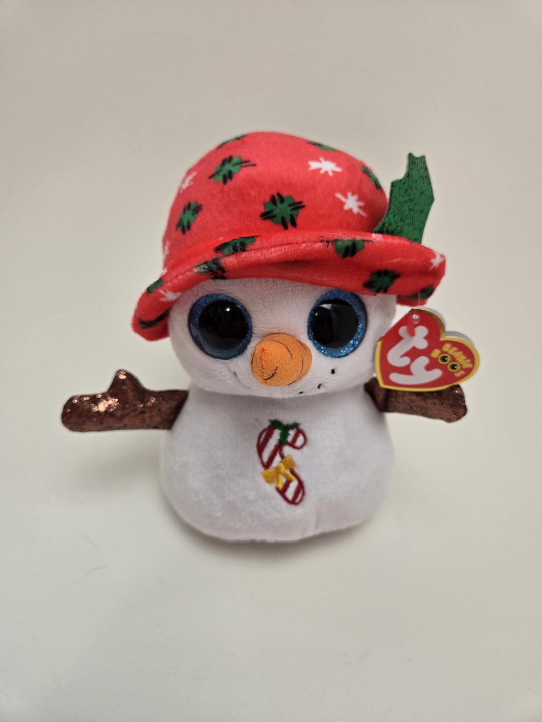 Ty Beanie Boo “brrrnie” the Snowman Plush (6 Inch) - Etsy