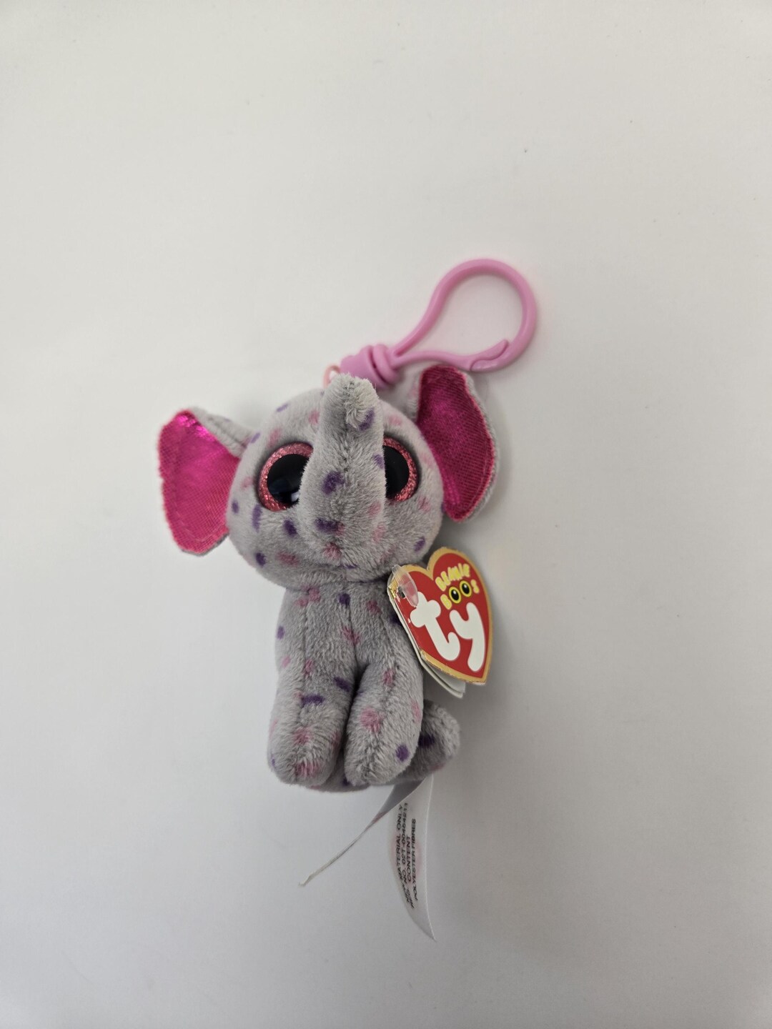 TY Beanie Boo Key Clip “specks” the Elephant *small* (3 Inch) - Etsy