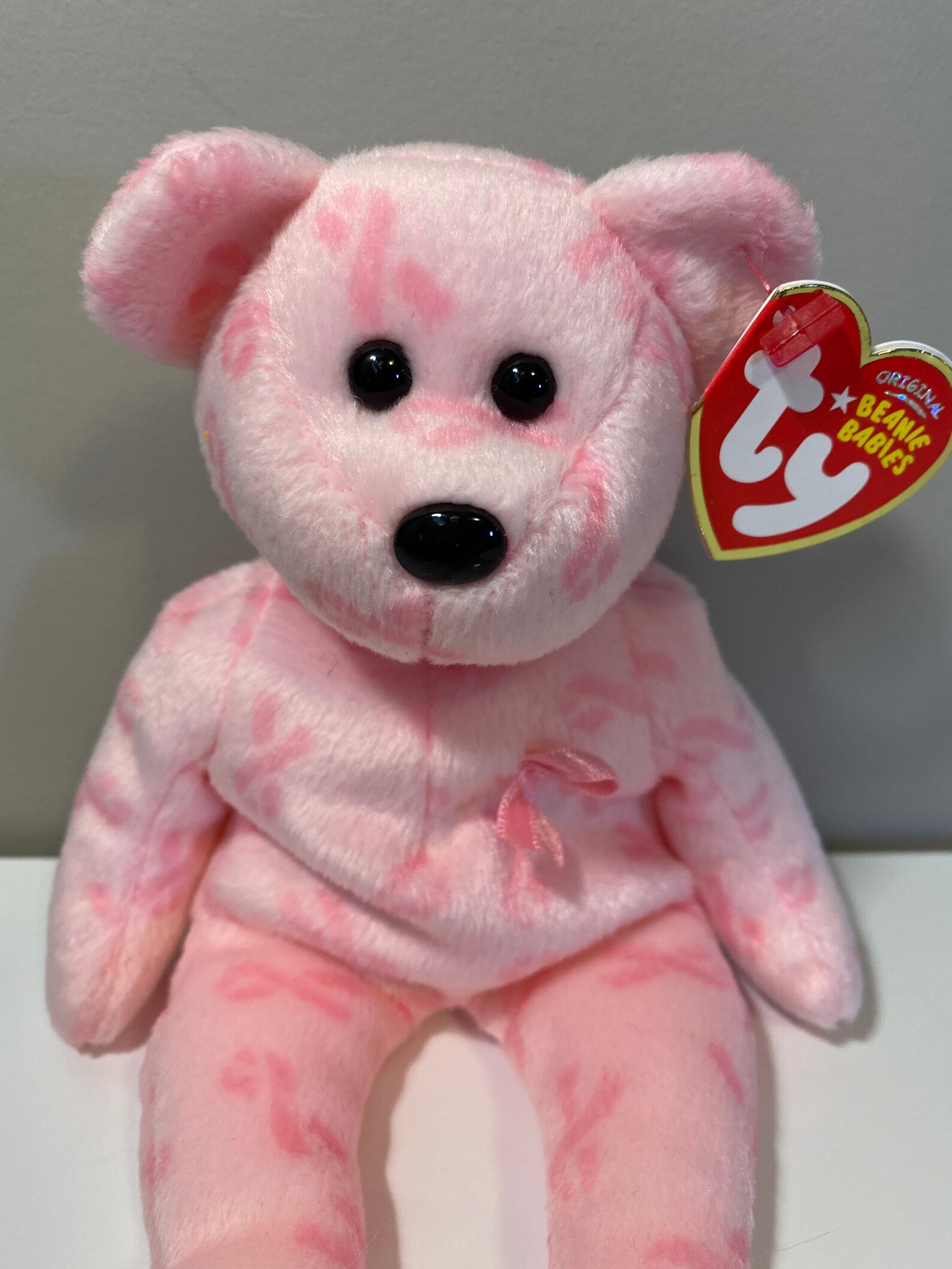 Ty Beanie Baby “support” the Breast Cancer Awareness Bear (8.5 Inch) - Etsy