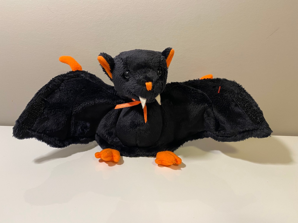TY Beanie Baby bat-e the Black Bat Internet Exclusive 4.5 - Etsy UK