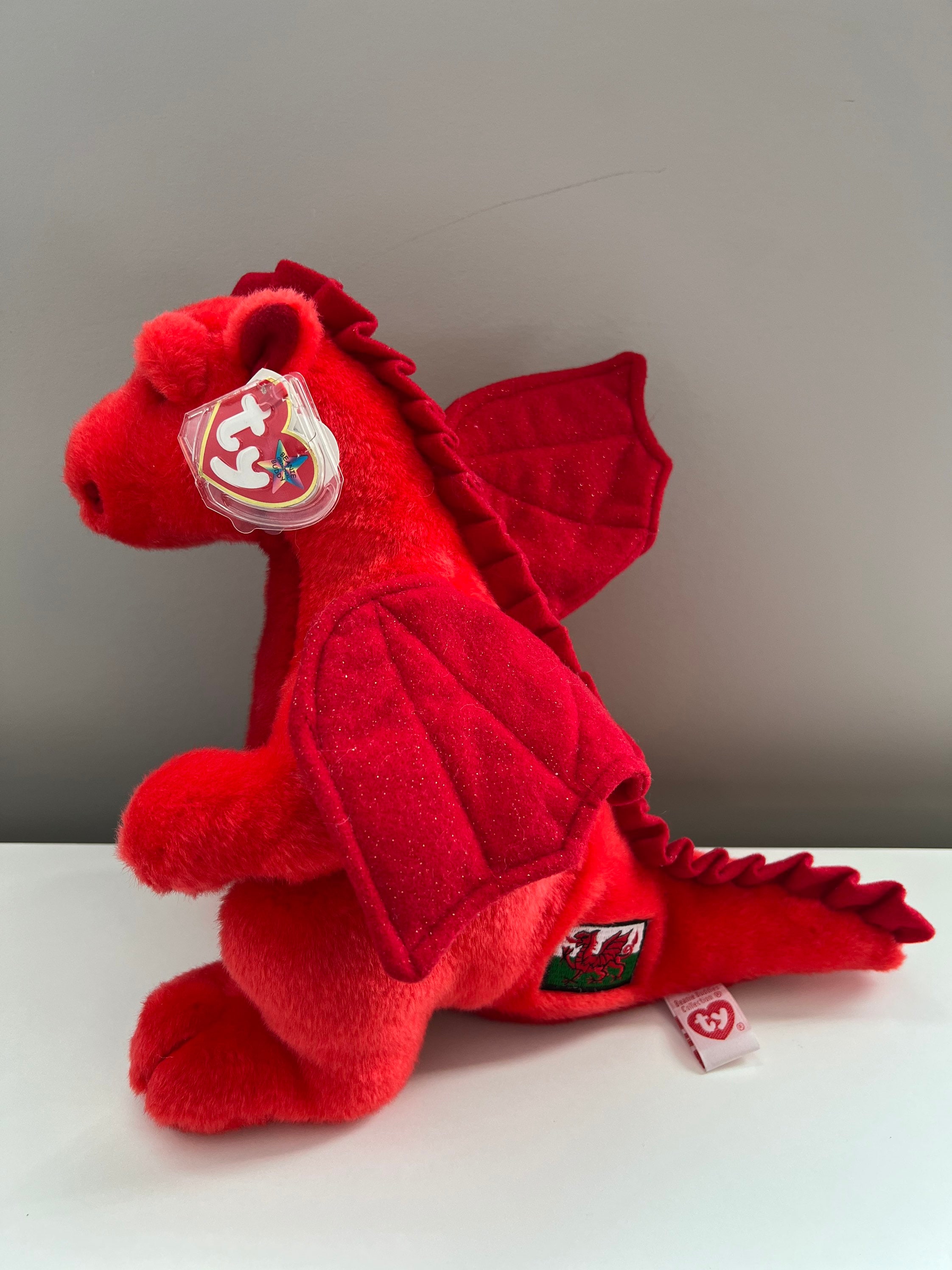 TY Beanie Buddy Y Ddraig Goch the Red Dragon Original - Etsy