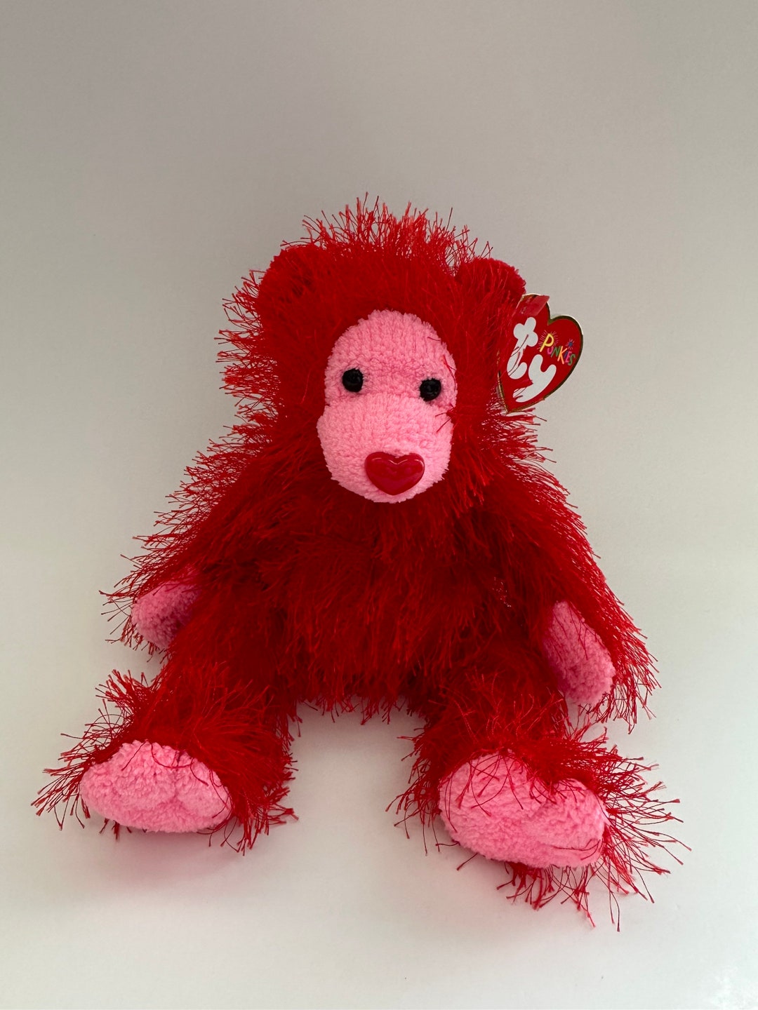 Ty Punkies Collection flame the Red Bear 8 Inch - Etsy