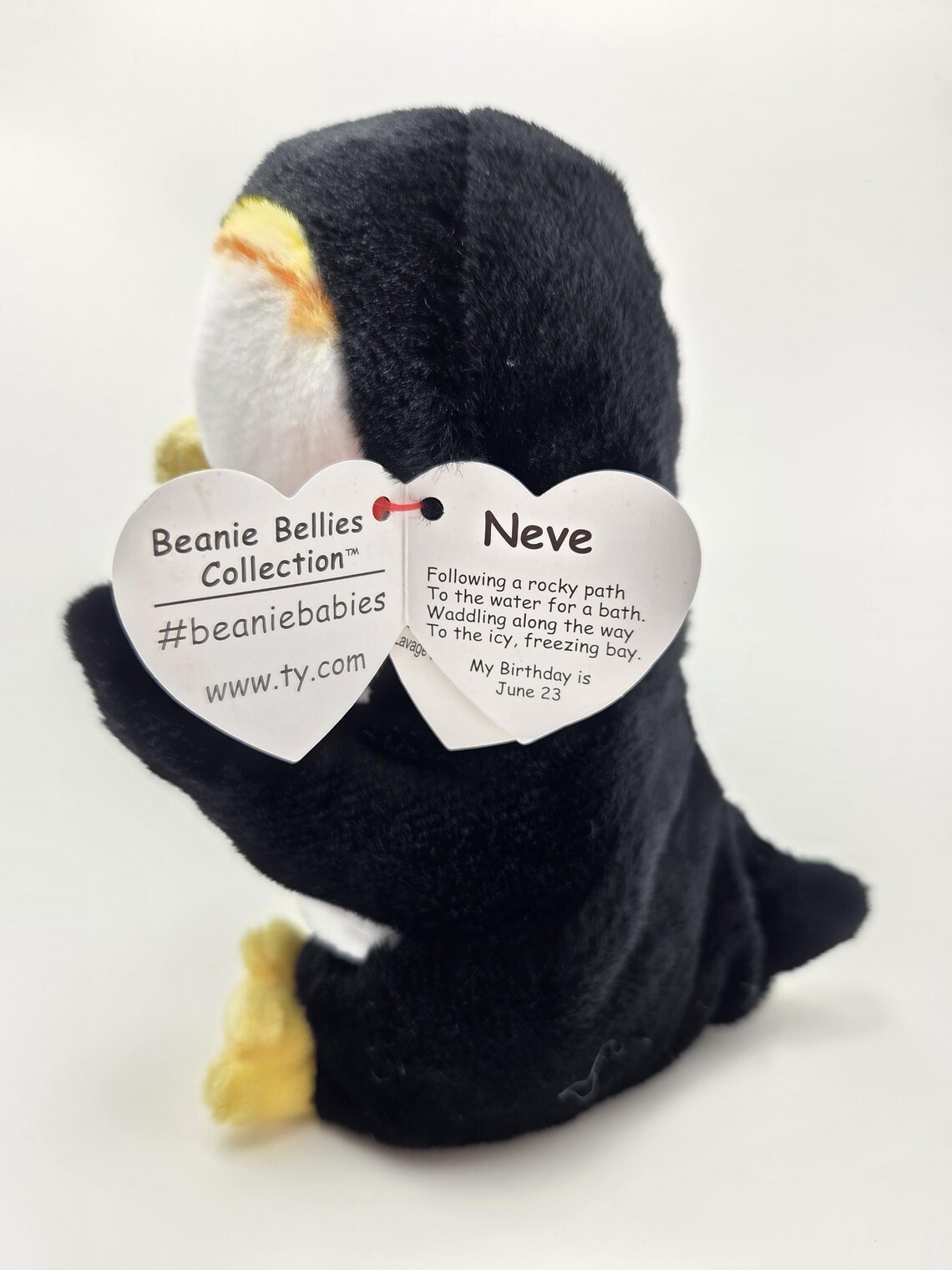Ty Beanie Bellies “neve” the Penguin! (8 Inch) - Etsy