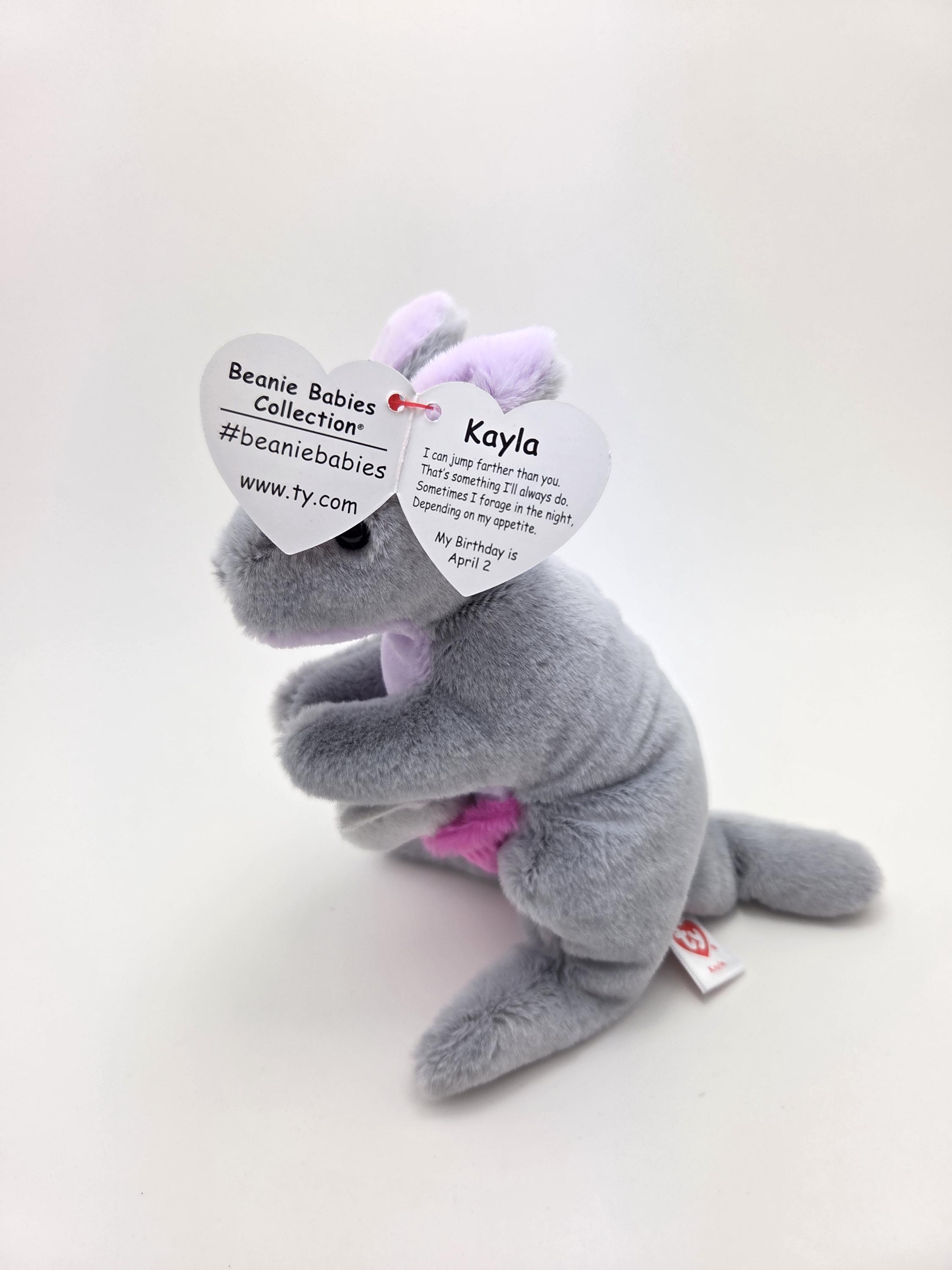 Ty Beanie Baby “kayla” the Kangaroo and Baby - 30th Anniversary Series ...