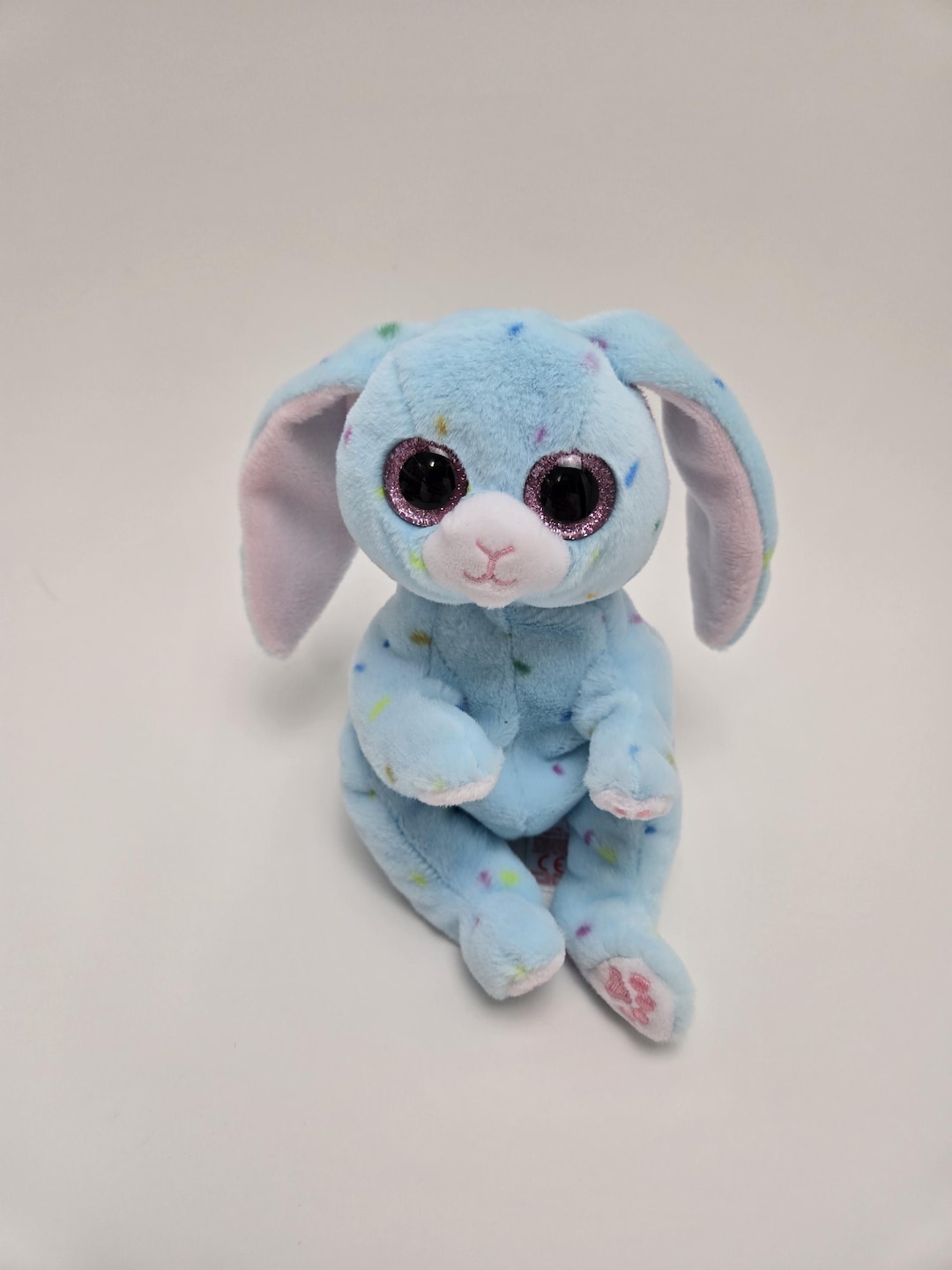 Ty Beanie Bellies “bluford” the Blue Easter Bunny Rabbit - No Hang Tag ...