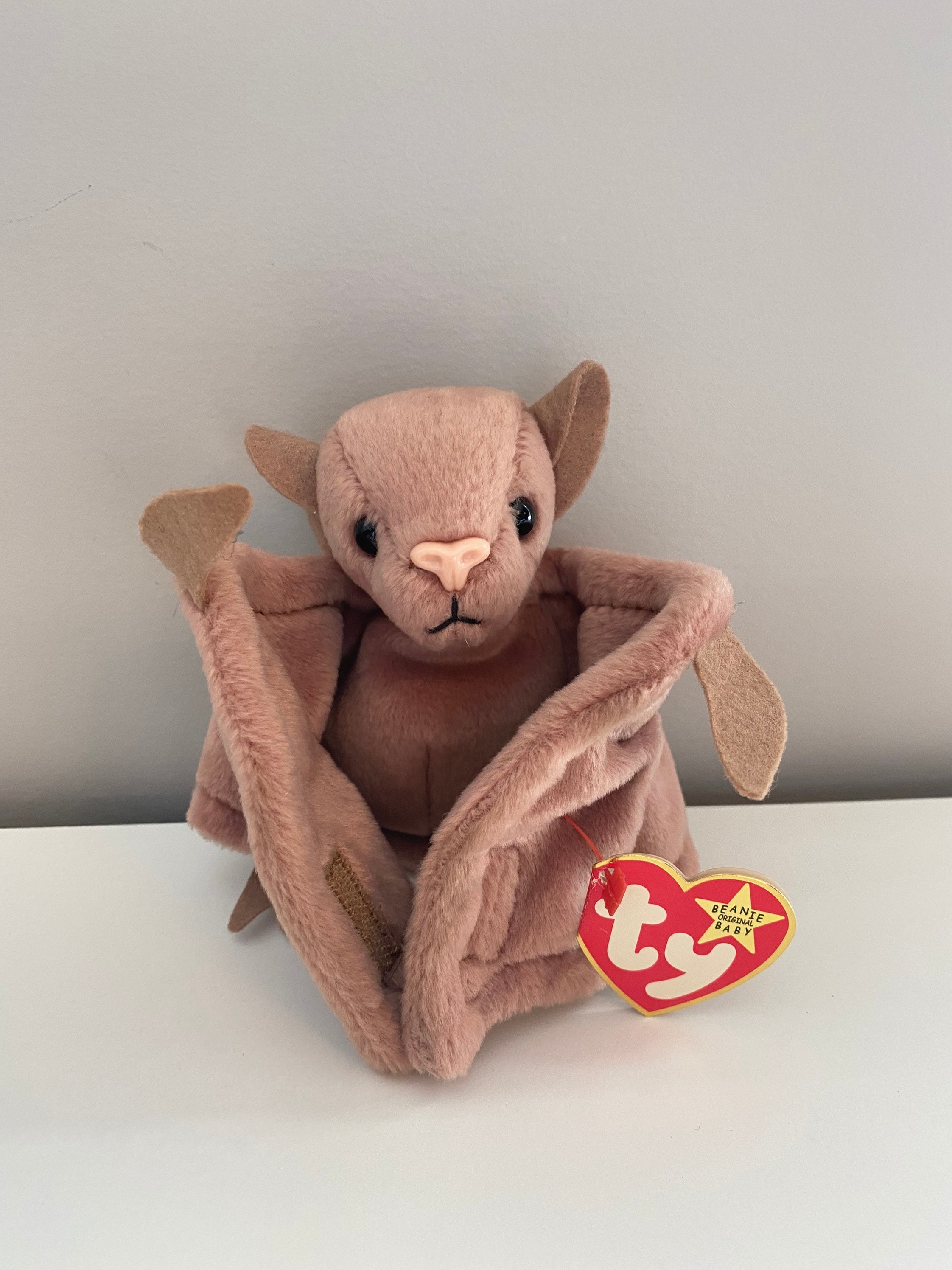 TY Beanie Babies batty the Bat Brown Version 4.5 Inch | Etsy