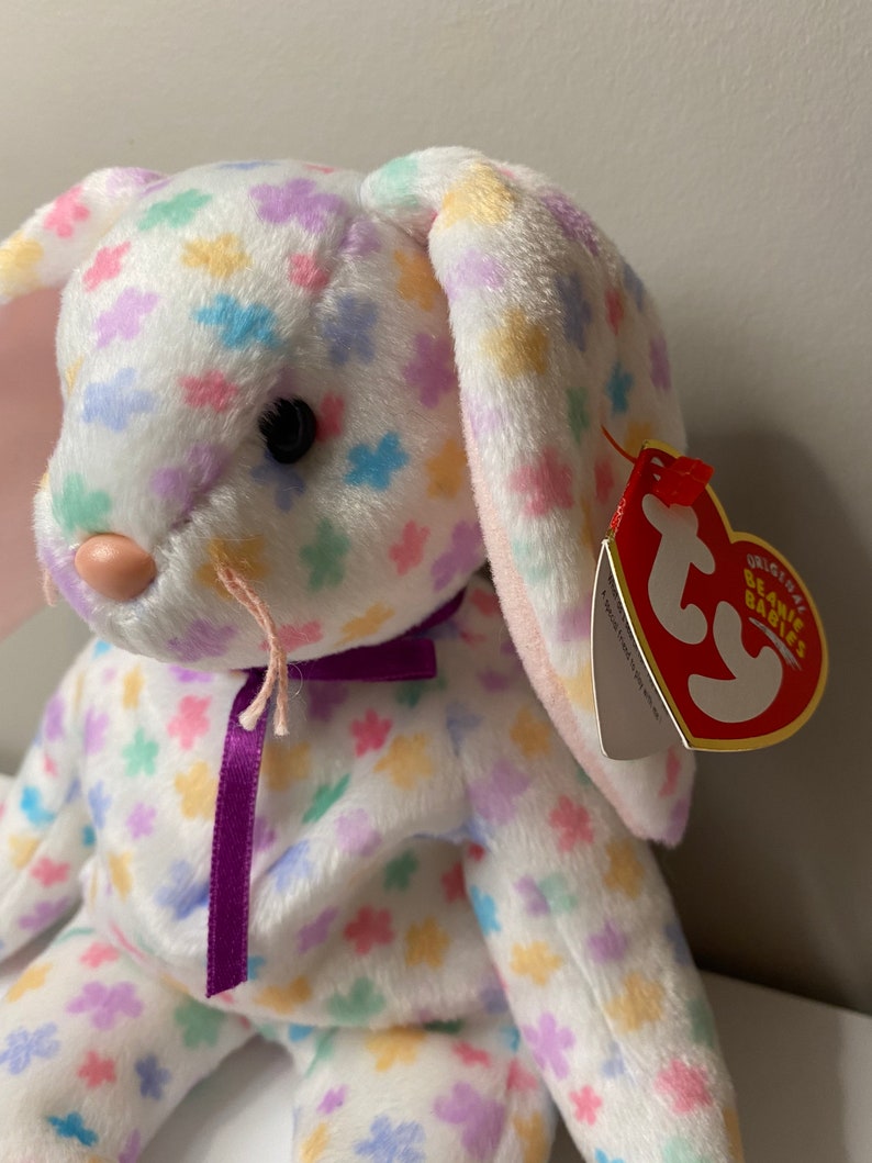 TY Beanie Baby springfield the Bunny Rabbit Plush 8.5 Inch | Etsy