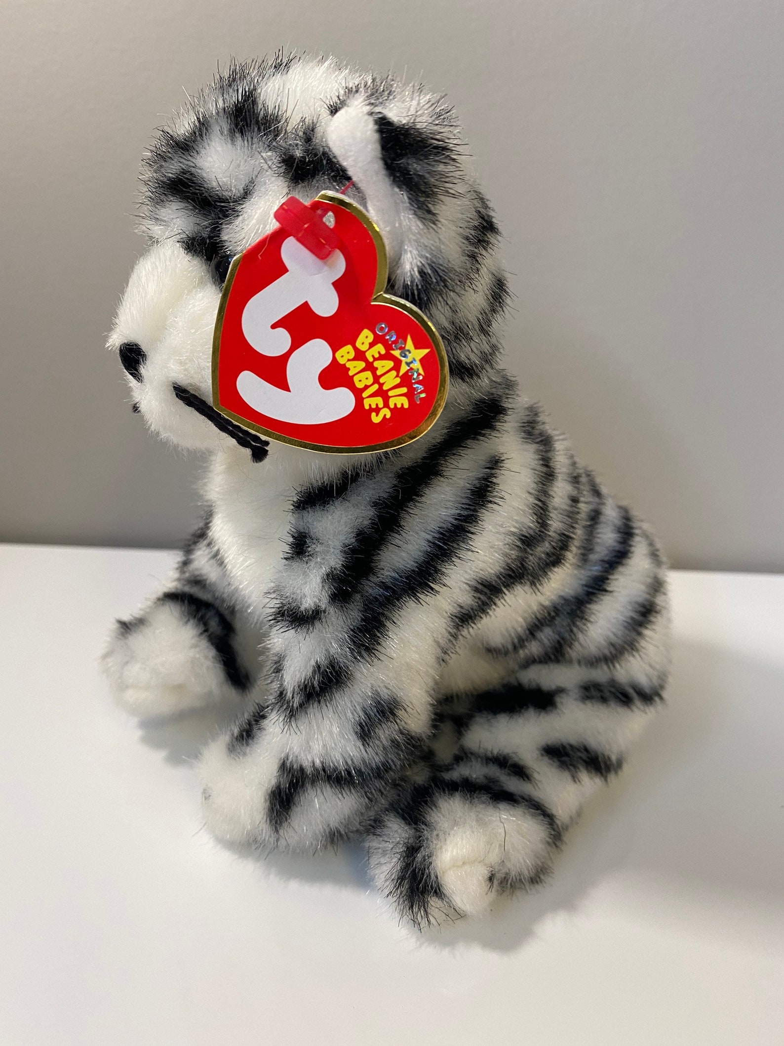TY Beanie Baby tundra the White Tiger 6 Inch - Etsy UK
