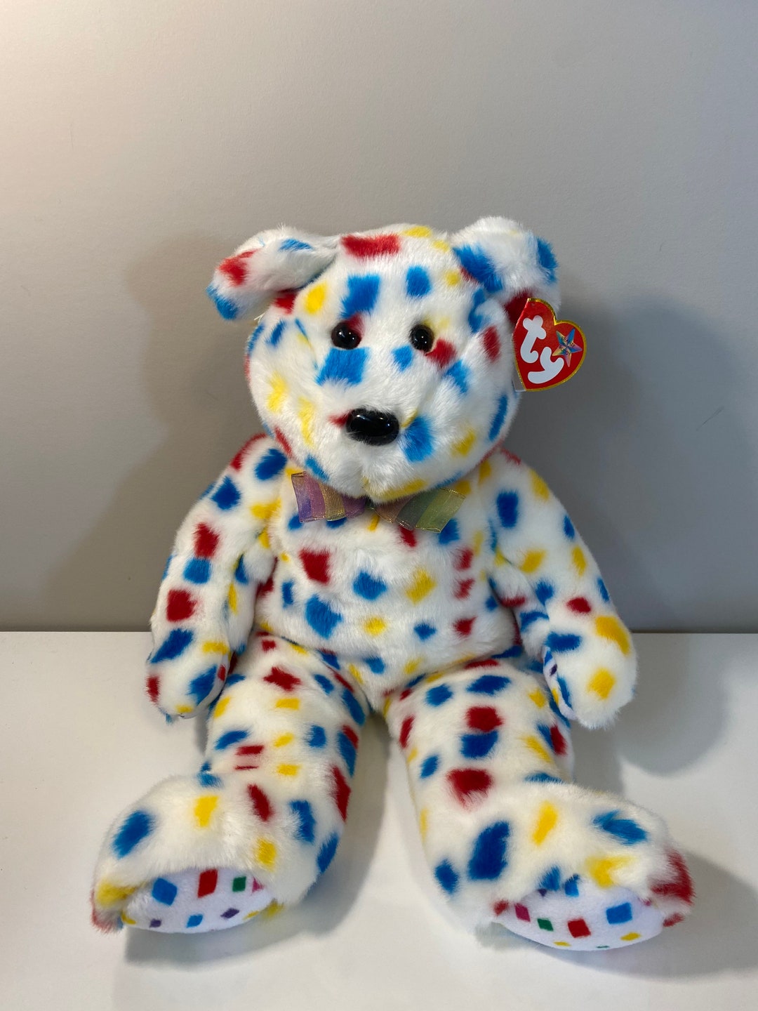 Ty Beanie Buddy ty2k the Bear Plush 13.5 Inch - Etsy