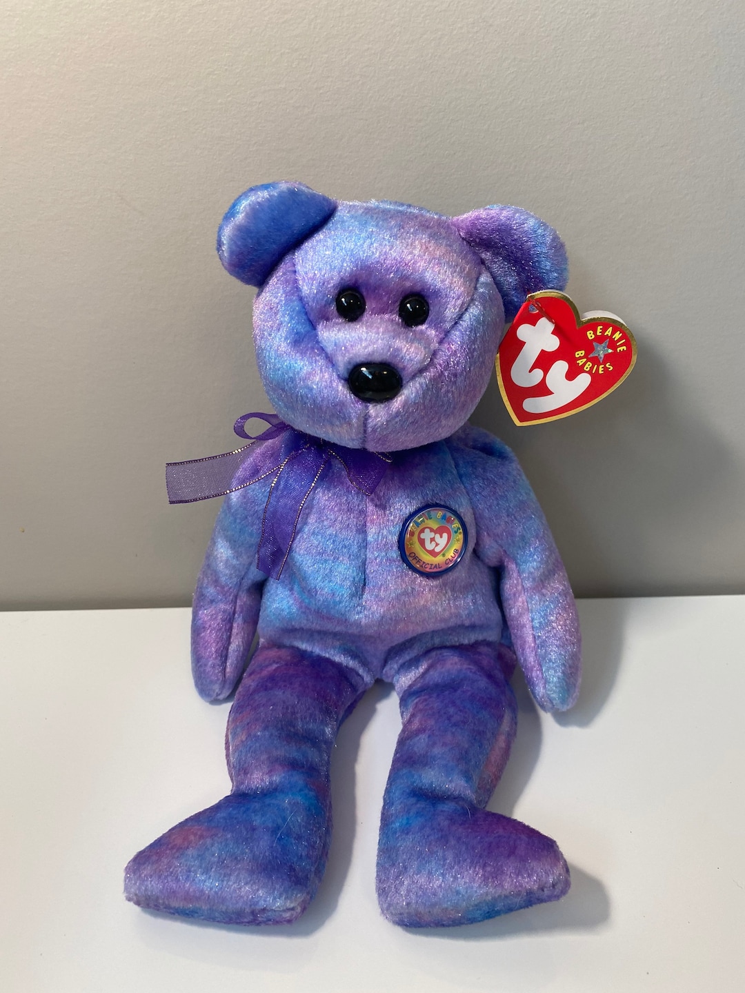 Ty Beanie Baby Clubby IV the the Bear 8.5 Inch - Etsy