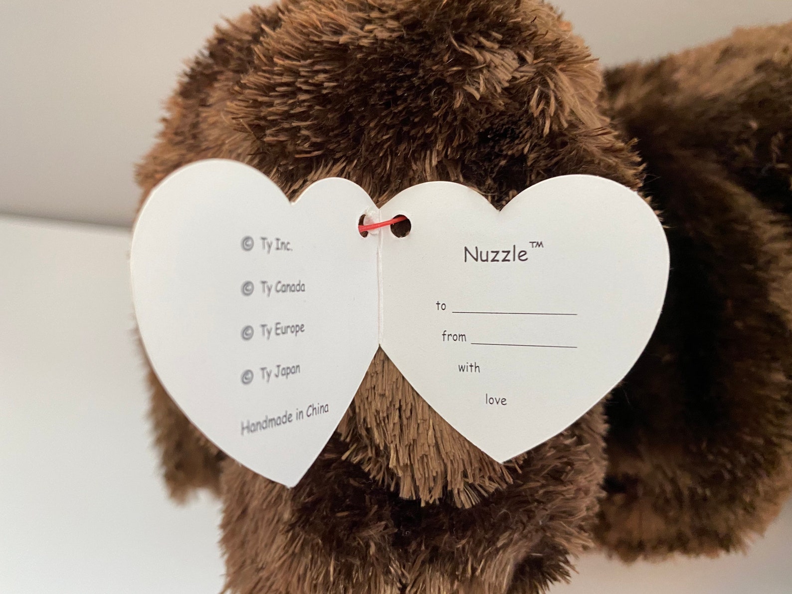 TY Classics Collection Nuzzle the Chocolate Lab Plush Rare | Etsy