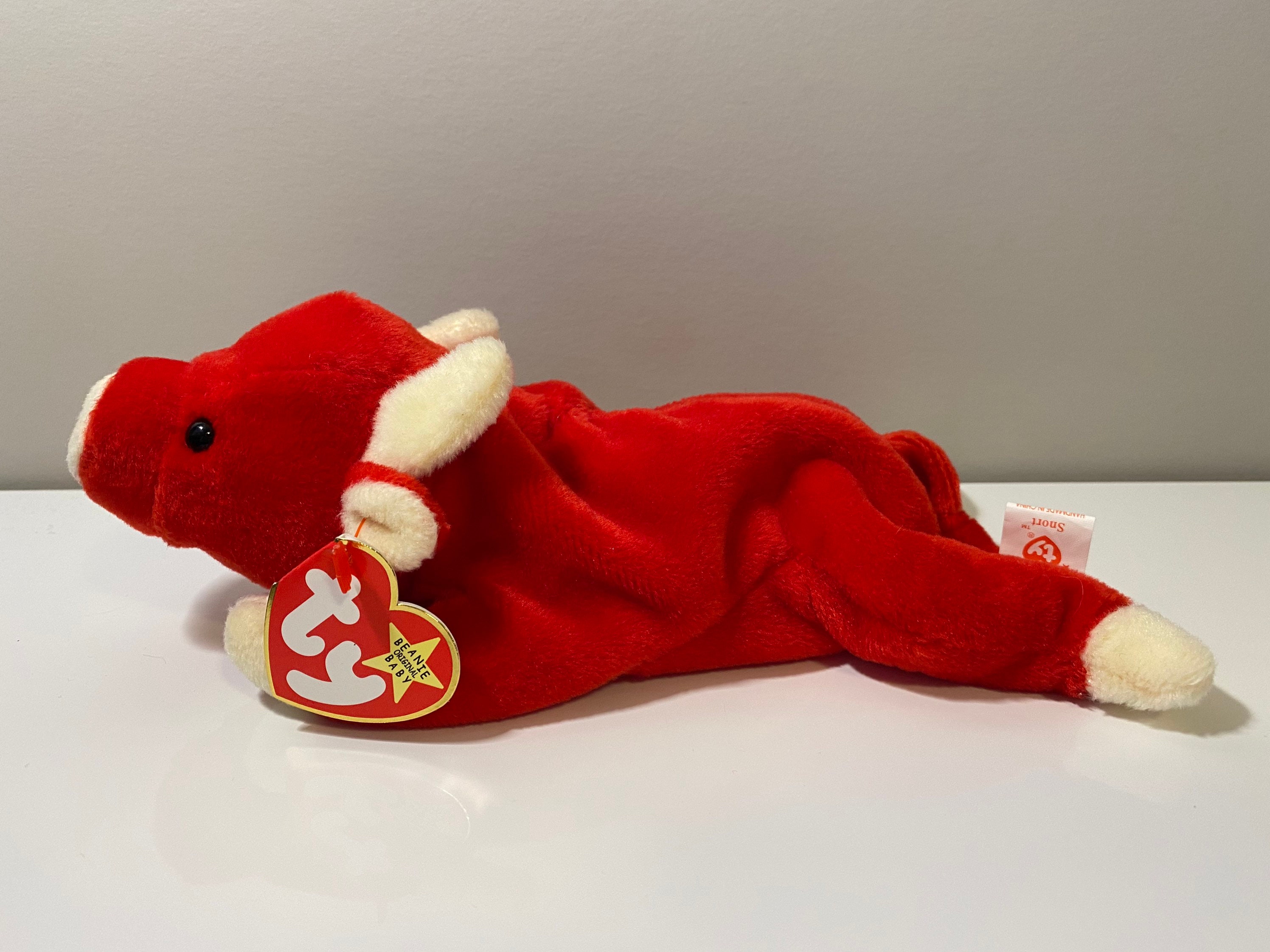 TY Beanie Baby snort the Bull 9 Inch - Etsy