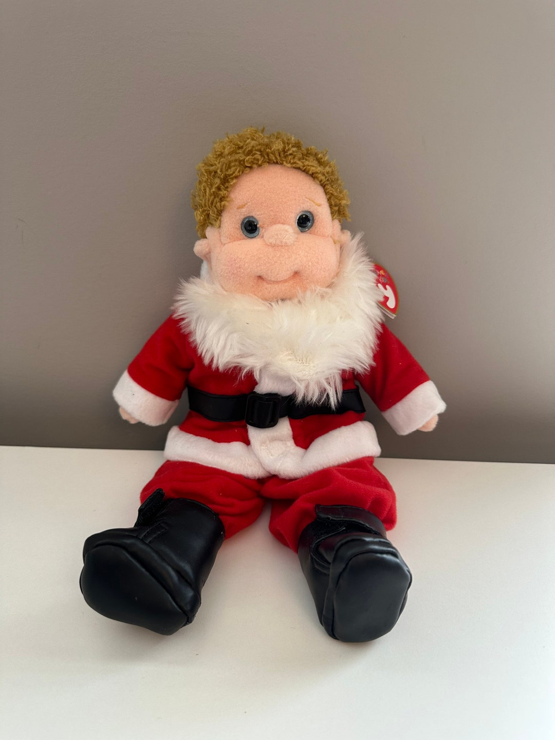Ty Beanie Kid “boomer” the Boy Doll Wearing Santa Suit (10 Inch) - Etsy