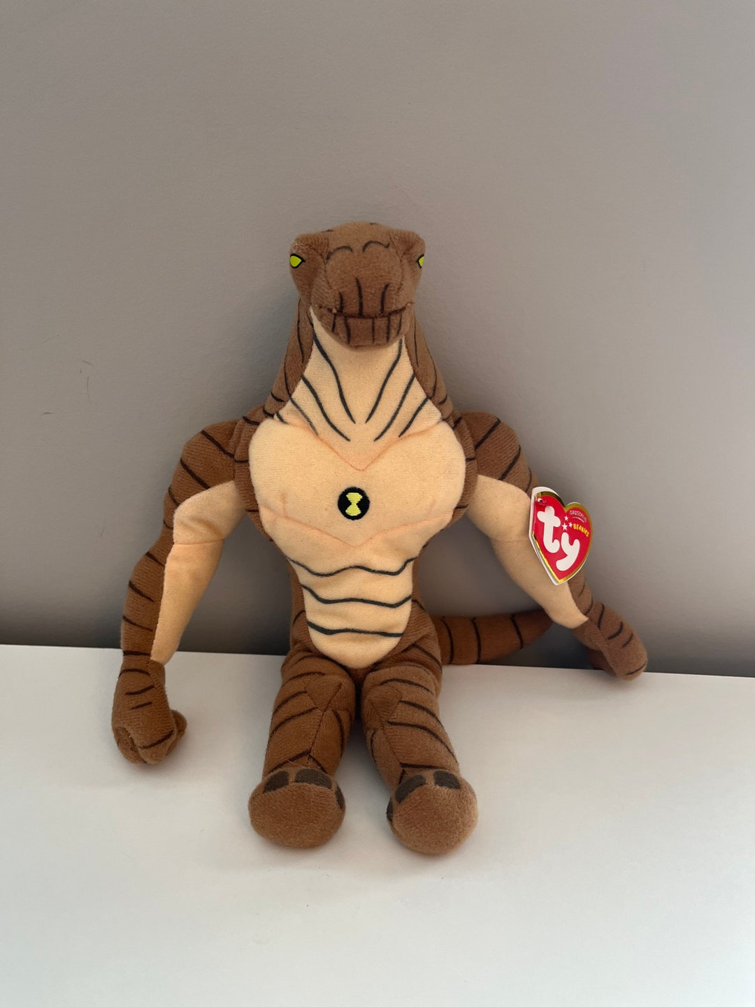 Ty Beanie Baby humongousaur From Ben 10 Alien Force 8 Inch - Etsy