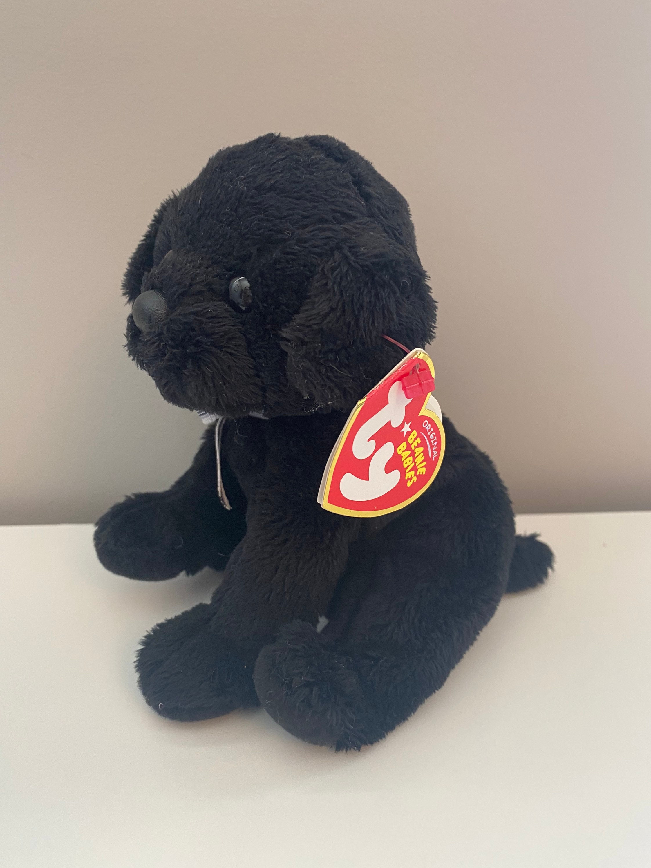 TY Beanie Baby chaser the Black Lab Dog Plush 6 Inch - Etsy