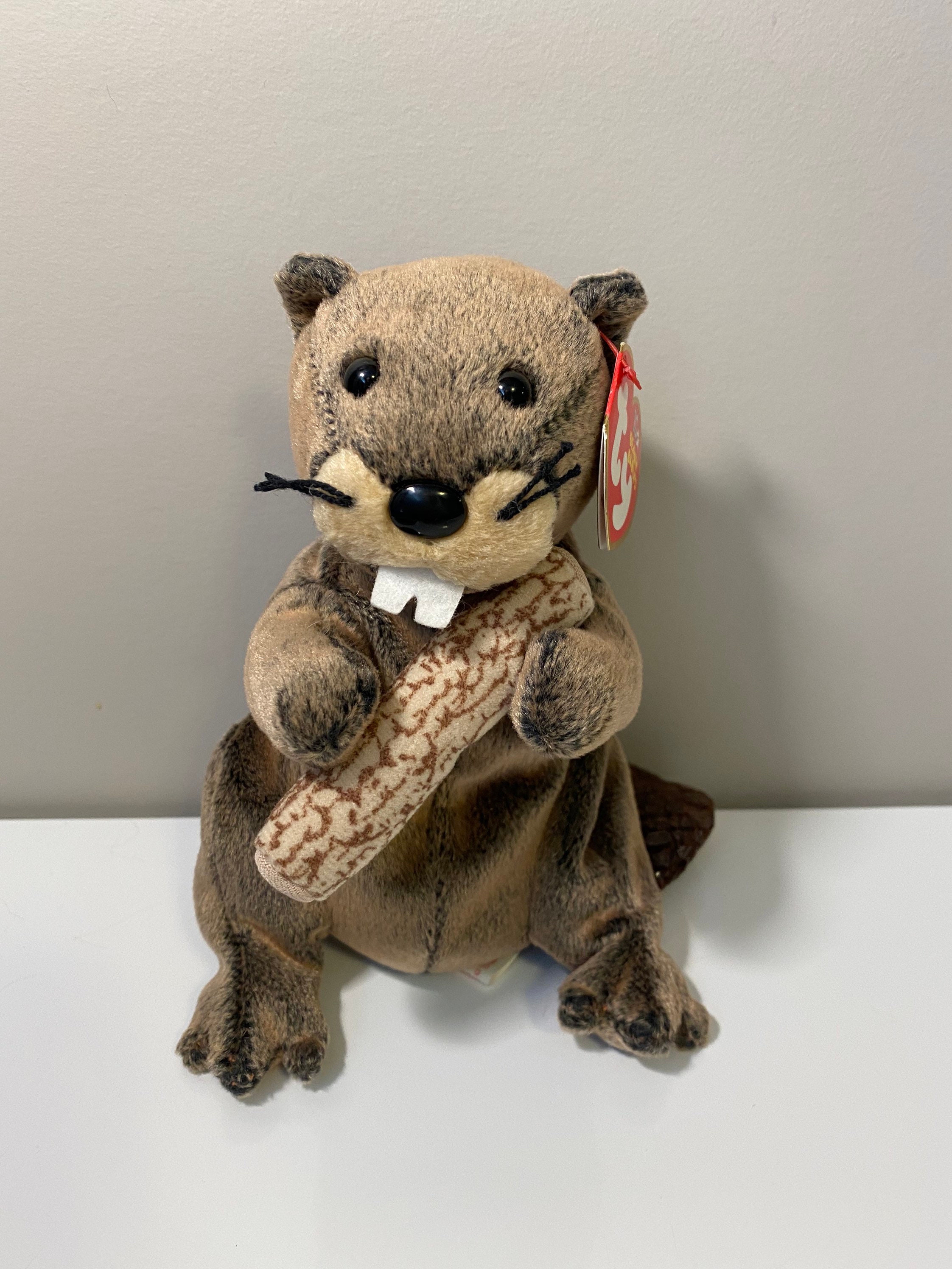 TY Beanie Baby lumberjack the Beaver 5.5 Inch | Etsy