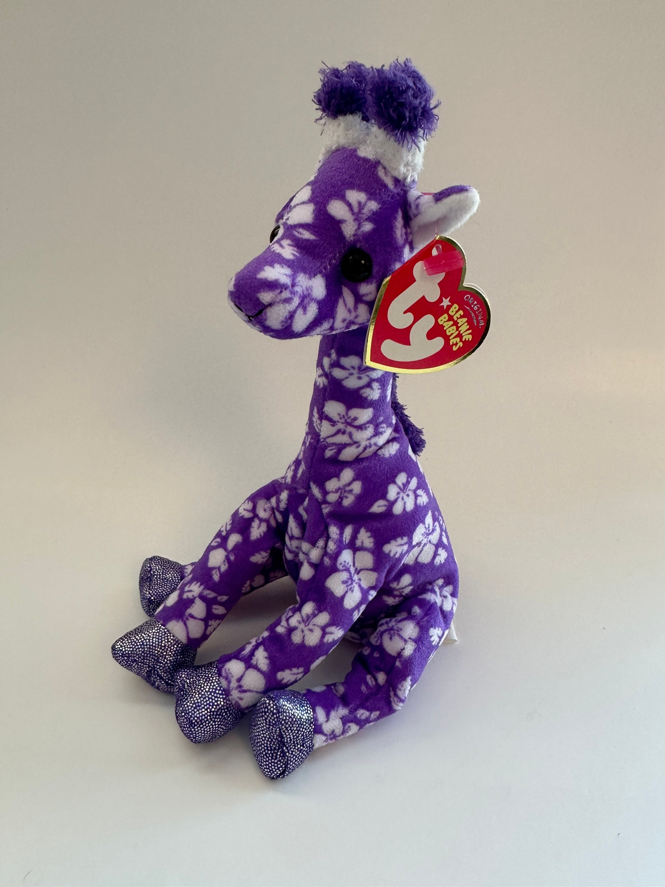 TY Beanie Baby Sunnie die lila oder blaue Giraffe - Etsy.de