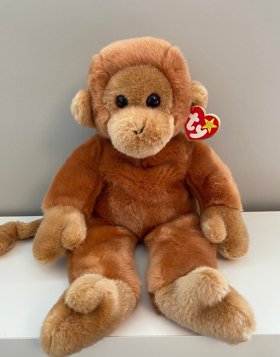 Ty Beanie Buddy Bongo the Monkey 14 Inch - Etsy Canada