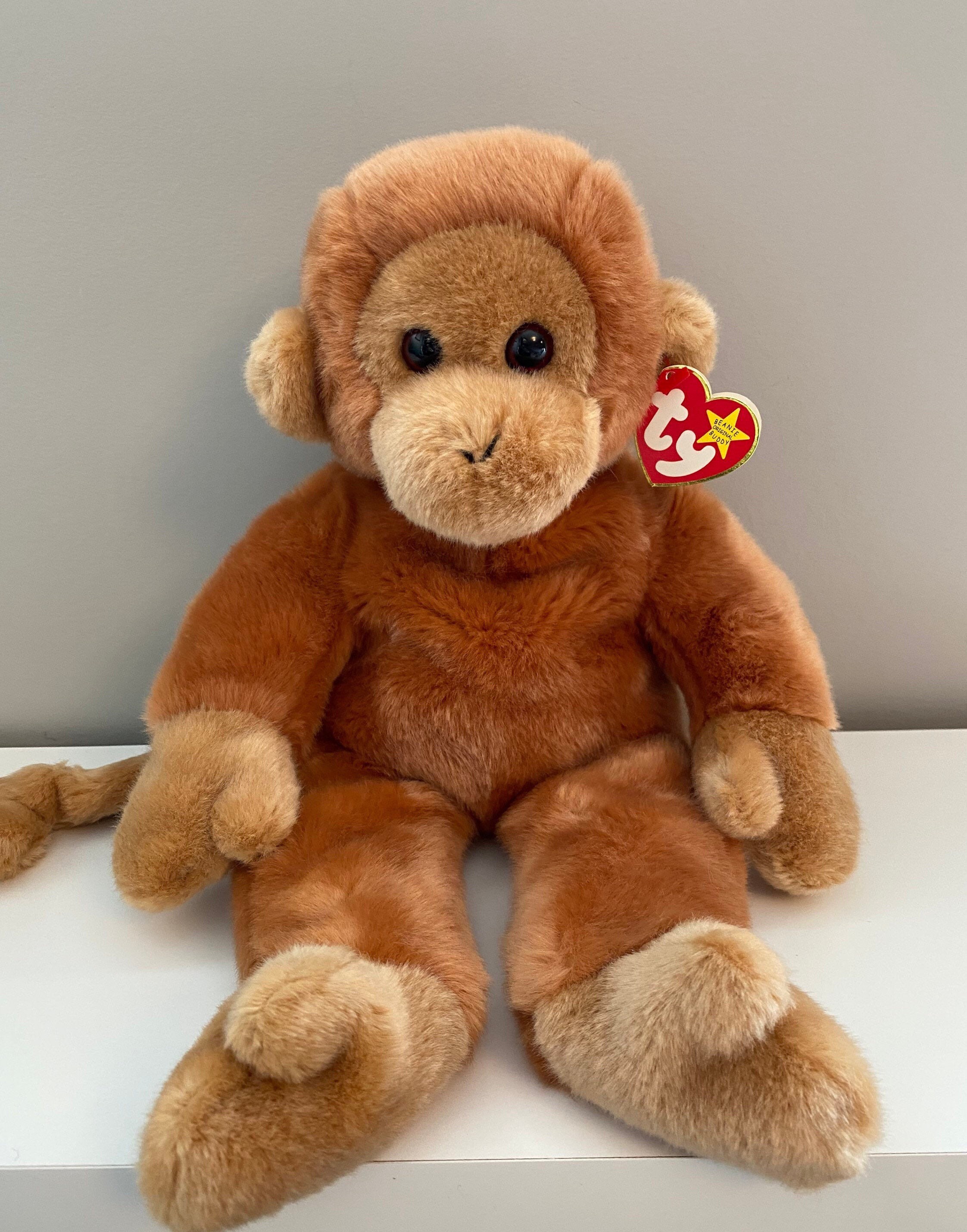 TY Beanie Buddy Bongo the Monkey 14 inch | Etsy