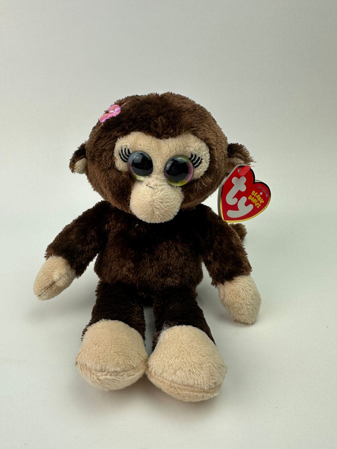 Ty Beanie Baby “petals” the Cute Monkey *rare* (7 Inch) - Etsy