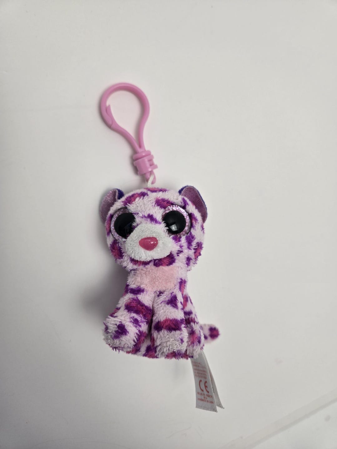 TY Beanie Boo Key Clip “glamour” the Leopard - No Hang Tag *small* (3 ...